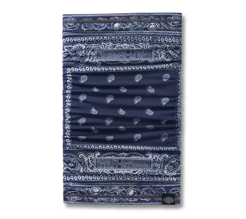 Harley-Davidson Paisley Neck Gaiter - Peacoat | 97809-23VM